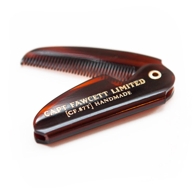 Folding Pocket Moustache Comb – BarberShopMarket